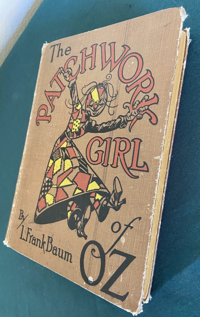 Sold: PATCHWORK GIRL OF OZ Book Brown Cloth 1919/20 L Frank Baum Color ...