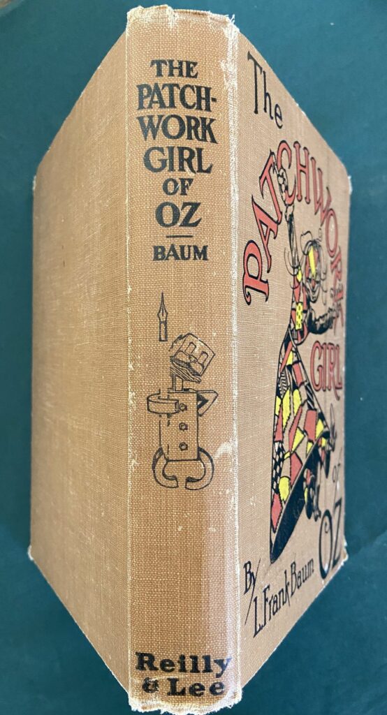 Sold: PATCHWORK GIRL OF OZ Book Brown Cloth 1919/20 L Frank Baum Color ...