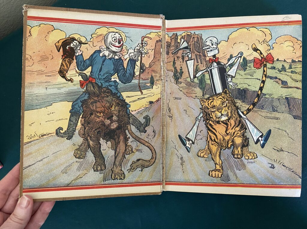 Sold: PATCHWORK GIRL OF OZ Book Brown Cloth 1919/20 L Frank Baum Color ...